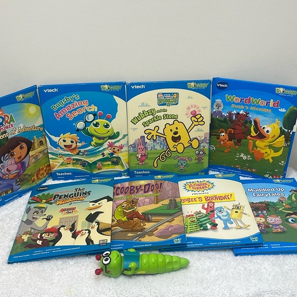 vtech | Toys | Vtech Bugsby Reader 8 Reading Books | Poshmark